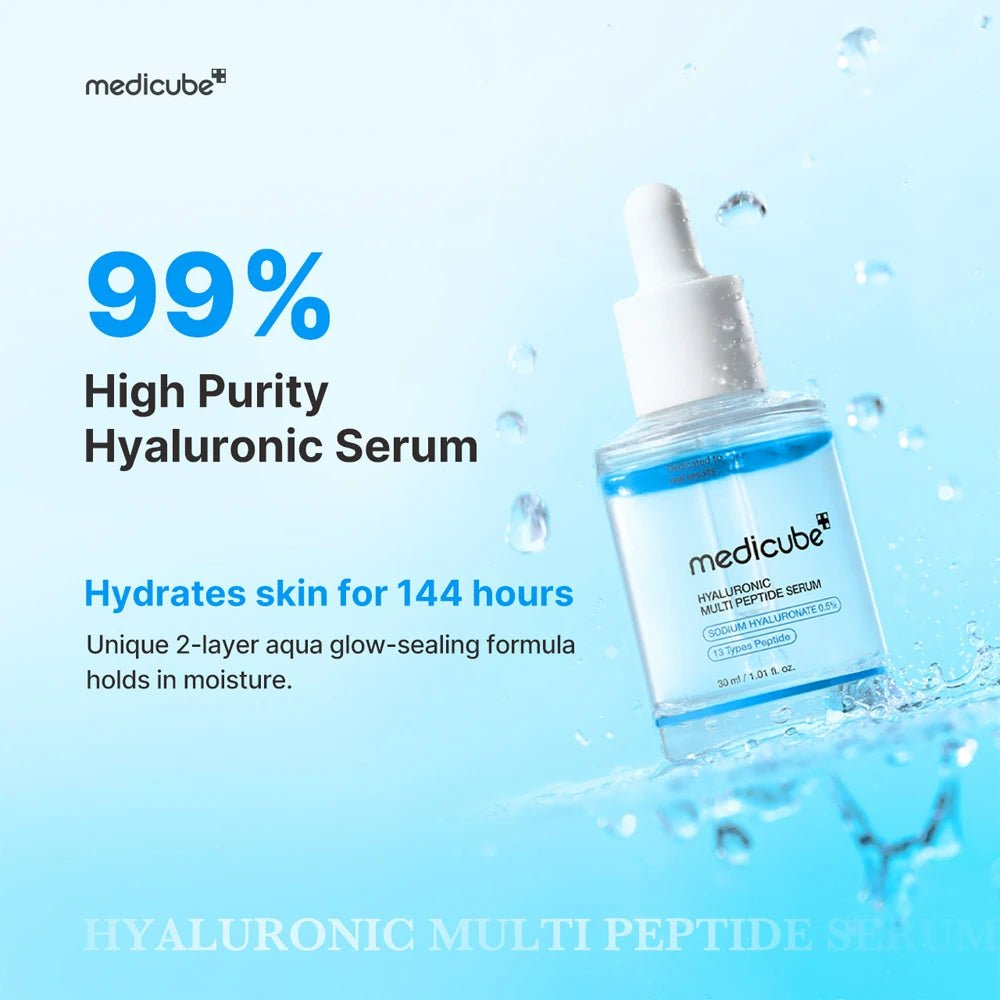 MEDICUBE - Hyaluronic Multi Peptide Serum 30 ML | Suero Hidratante y Antiedad | YoungMi